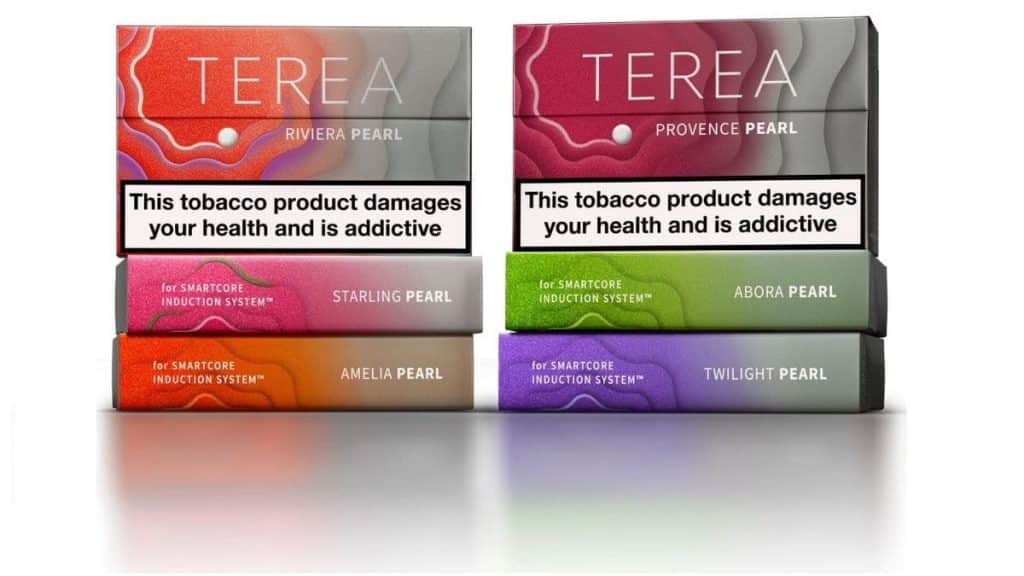 Six TEREA Pearl blends now available - Heat Not Burn